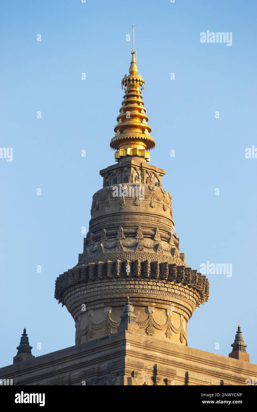 Shikara of Mahabodhi Temple, Bodh Gaya, Bihar, India Stock Photo - Alamy