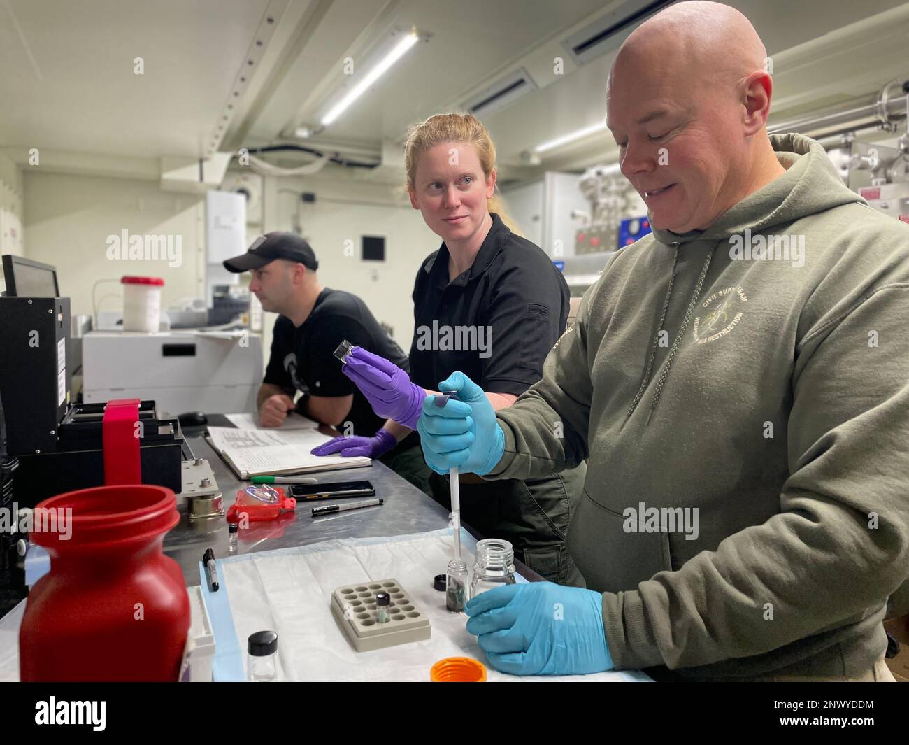 Maj. Timothy Casto of the West Virginia National Guard's 35th Civil ...
