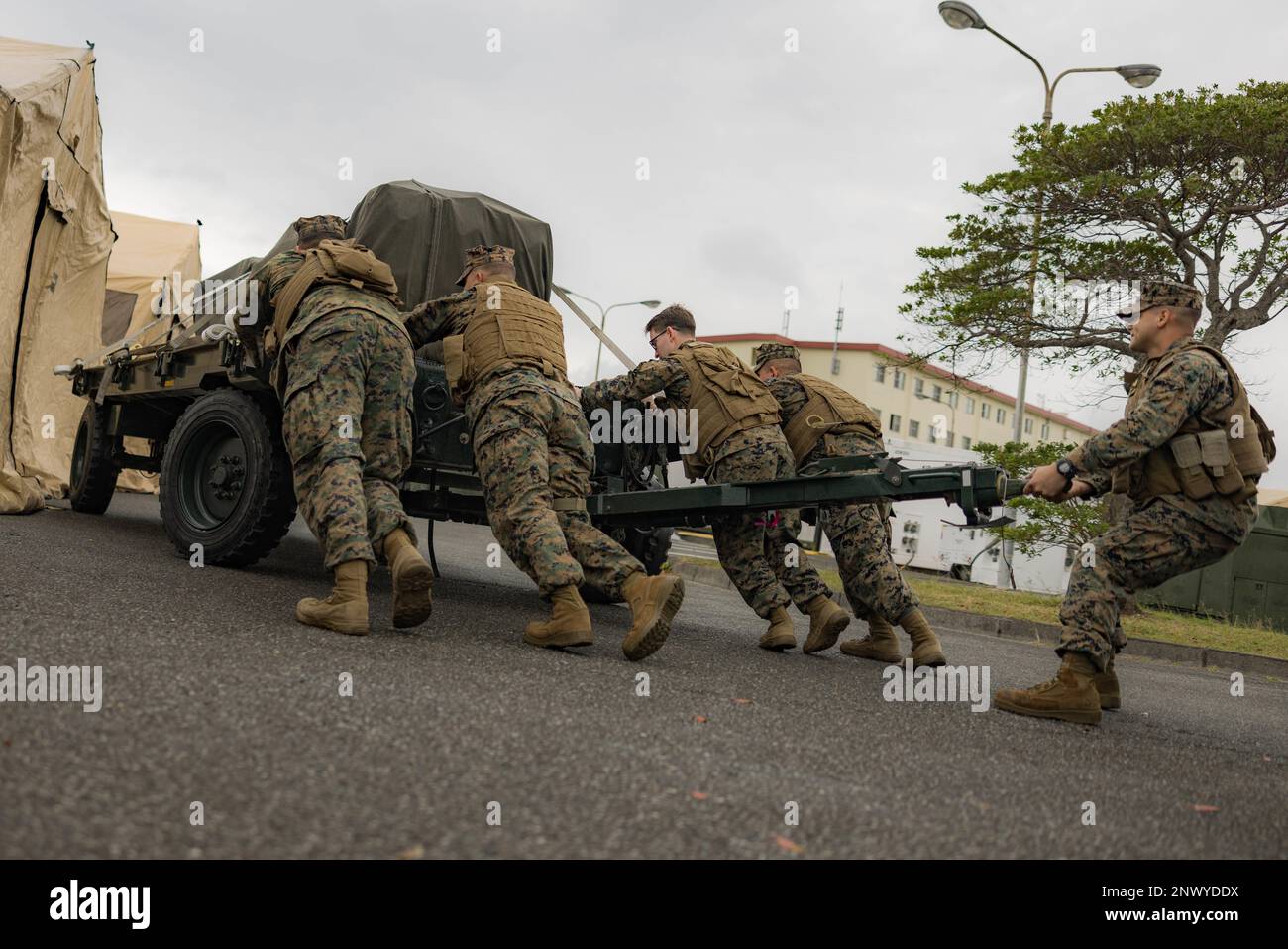 U.S. Marines with Marine Aviation Logistics Squadron 36, 1st Marine ...