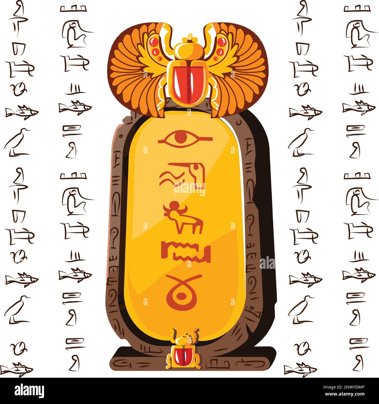 Egyptian tablet Stock Vector Images - Alamy
