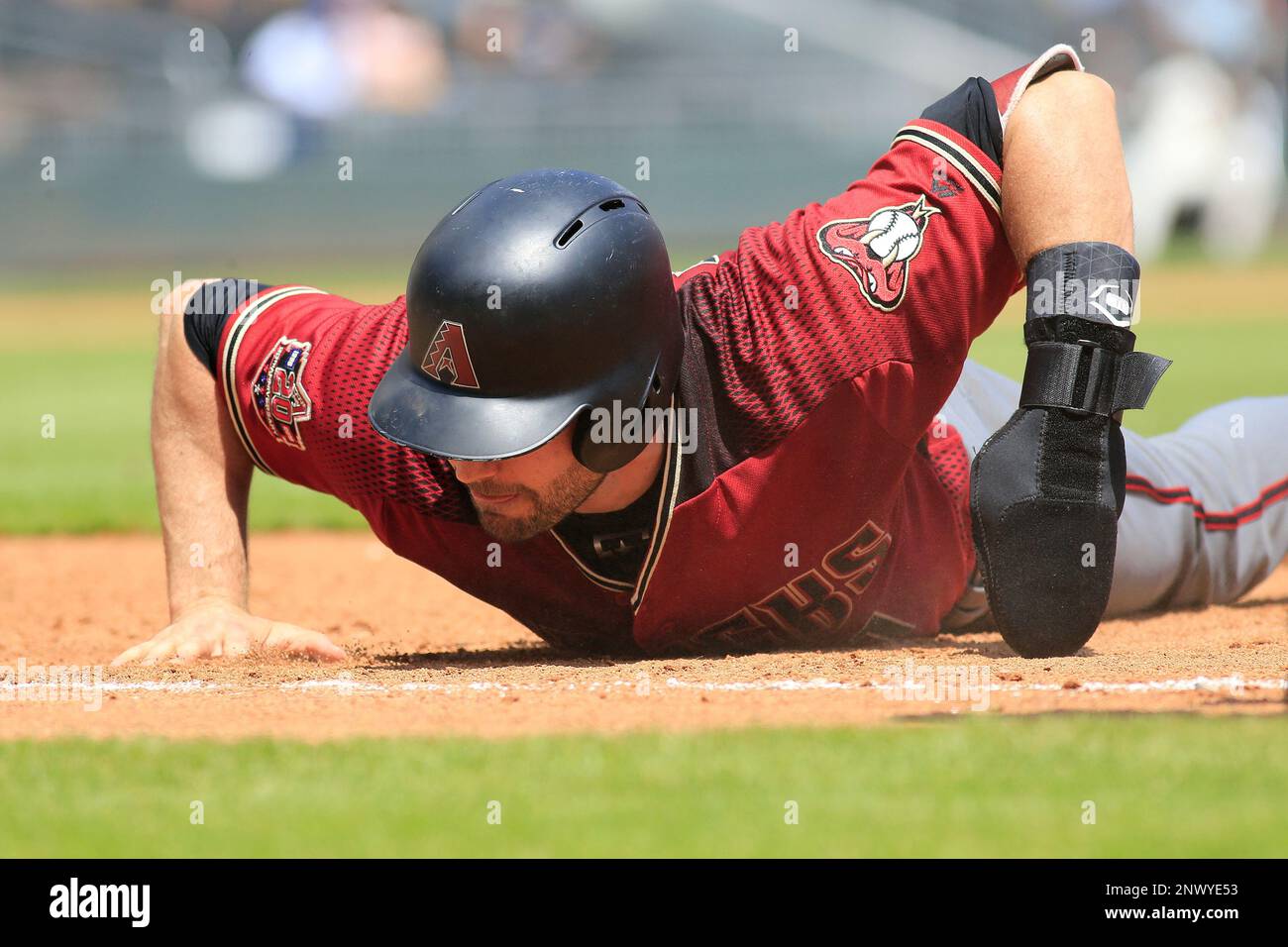 ATLANTA, GA - JULY 15: Arizona Diamondbacks Center fielder A.J. Pollock ...