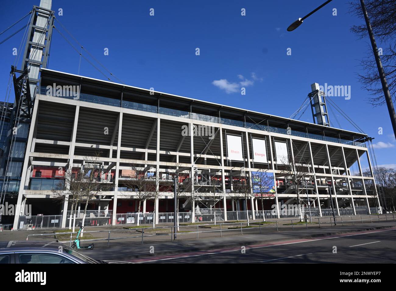 Cologne, Germany. 28th Feb, 2023. The football stadium RheinEnergie ...