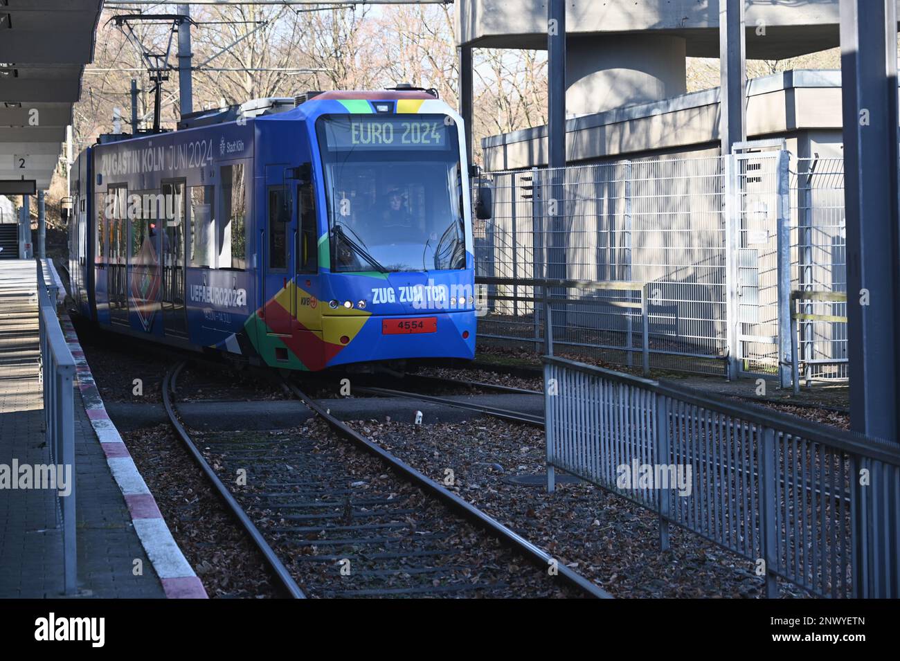 Cologne, Germany. 28th Feb, 2023. Presentation of the new KVB streetcar ...