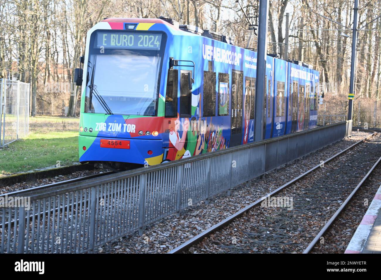Cologne, Germany. 28th Feb, 2023. Presentation of the new KVB streetcar ...