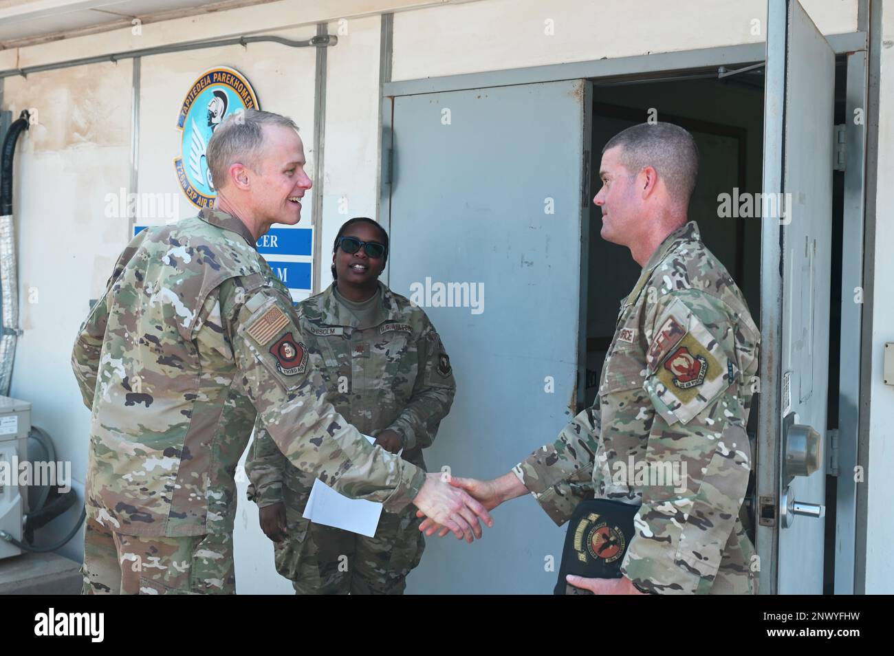 U.S. Air Force Major Kimina Chisolm, commander of the 726th ...