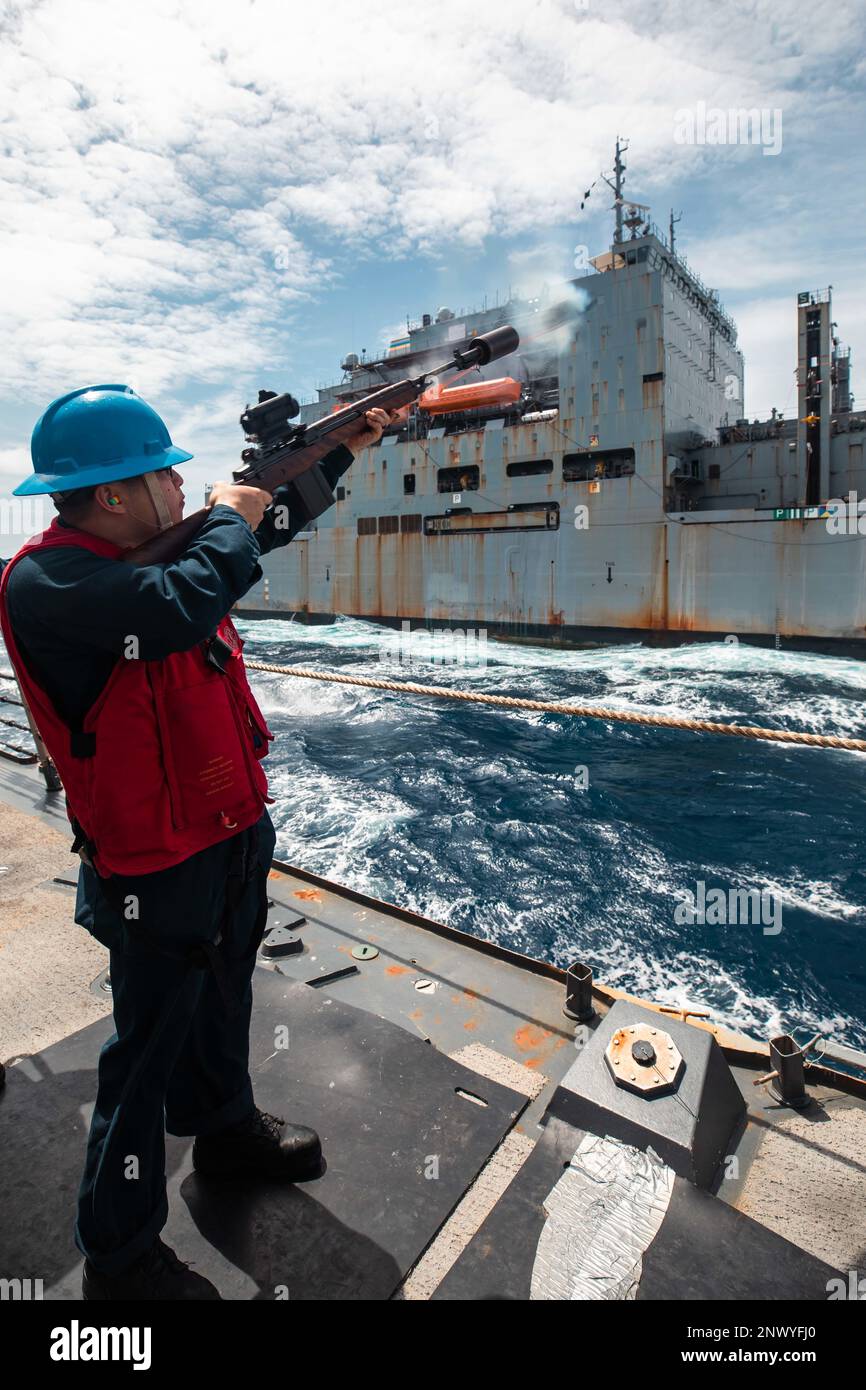 230214-N-XX566-1105 SOUTH CHINA SEA (Feb. 15, 2023) U.S. Navy Fire ...