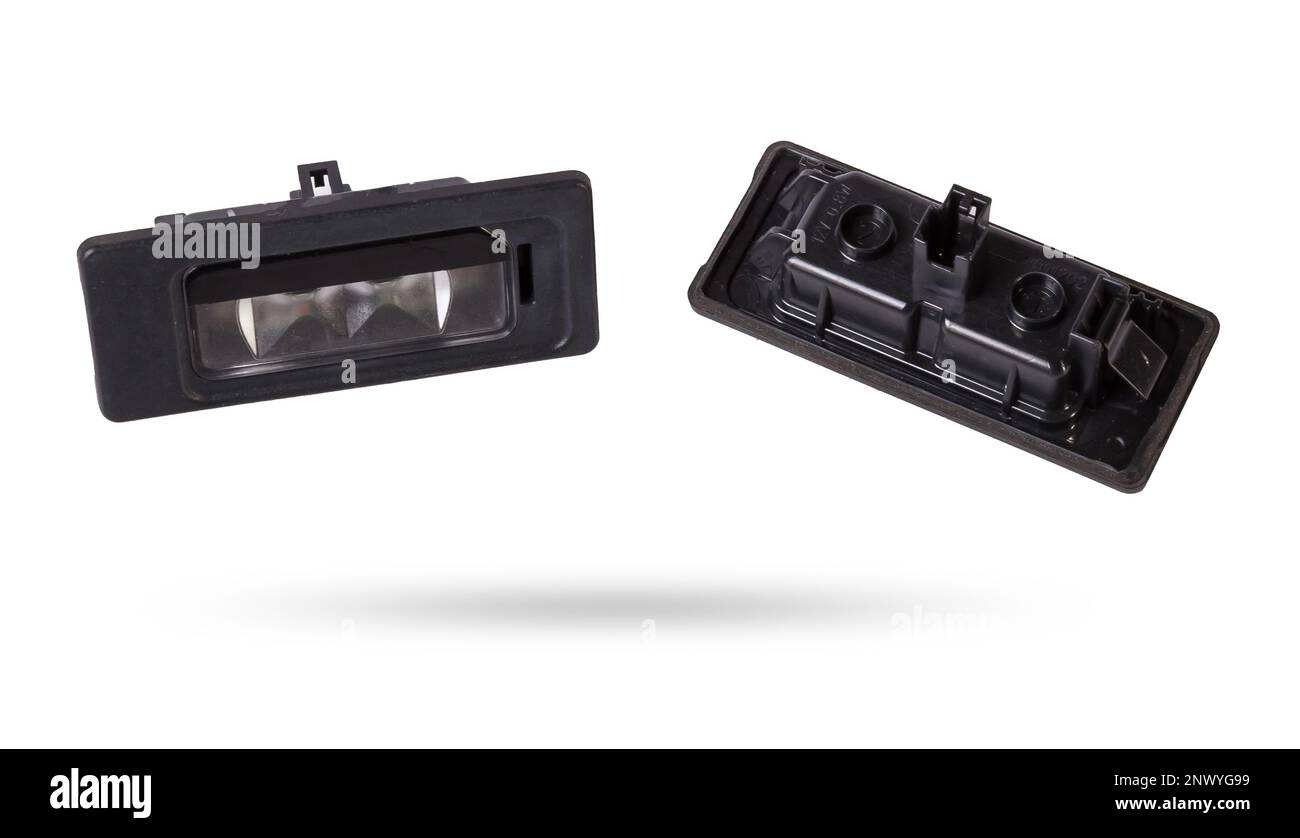 spare part from the car on a white isolated background is a cover for ...