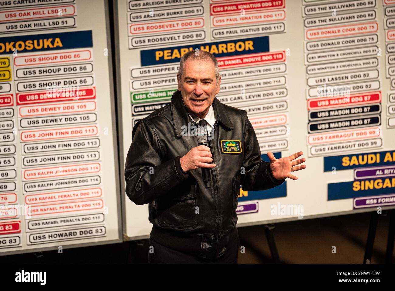 ANNAPOLIS, Md. (Feb. 2, 2023) Vice Adm. Roy Kitchener, commander, Naval ...