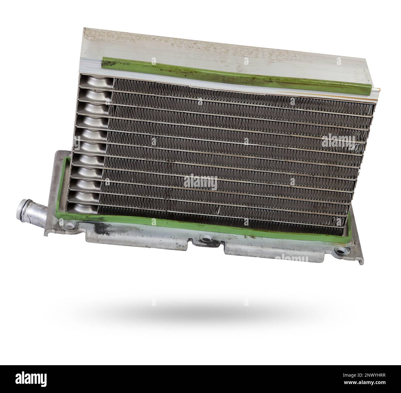 Aluminum car interior heater radiator for heating the air in the car ...