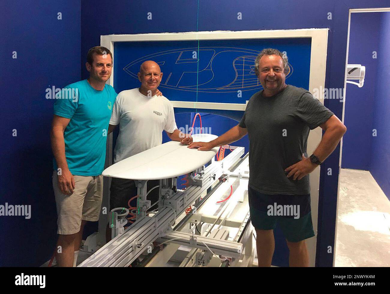 Chris Sciarra, left, Mike Sciarra, center, and designer Miki Langenbach ...