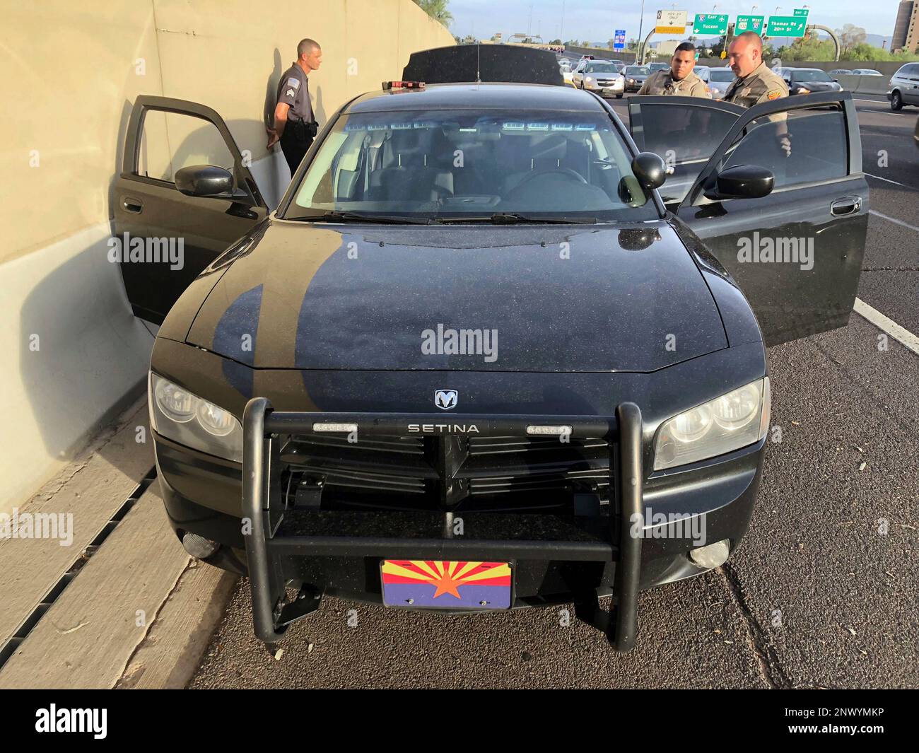 In this photo provided by the Arizona Department of Public Safety ...