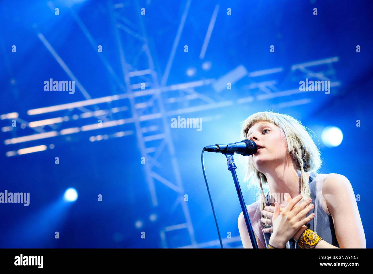 Norwegian singer-songwriter Aurora performs on the Marquee Stage during ...