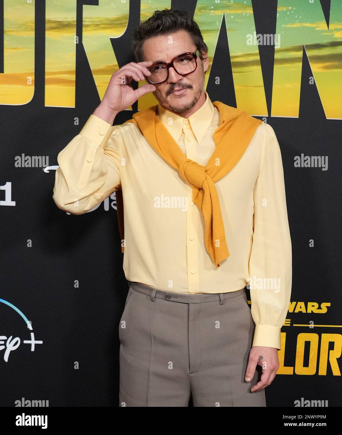 Hollywood, CA, February 28, 2023. Pedro Pascal arrives at the Disney+ ...