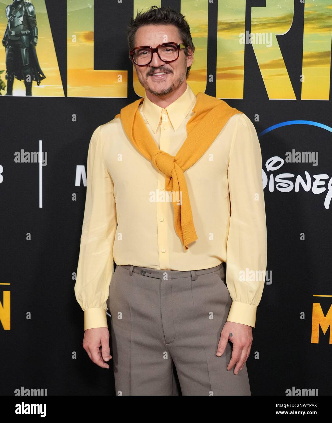 Hollywood, CA, February 28, 2023. Pedro Pascal arrives at the Disney+ ...