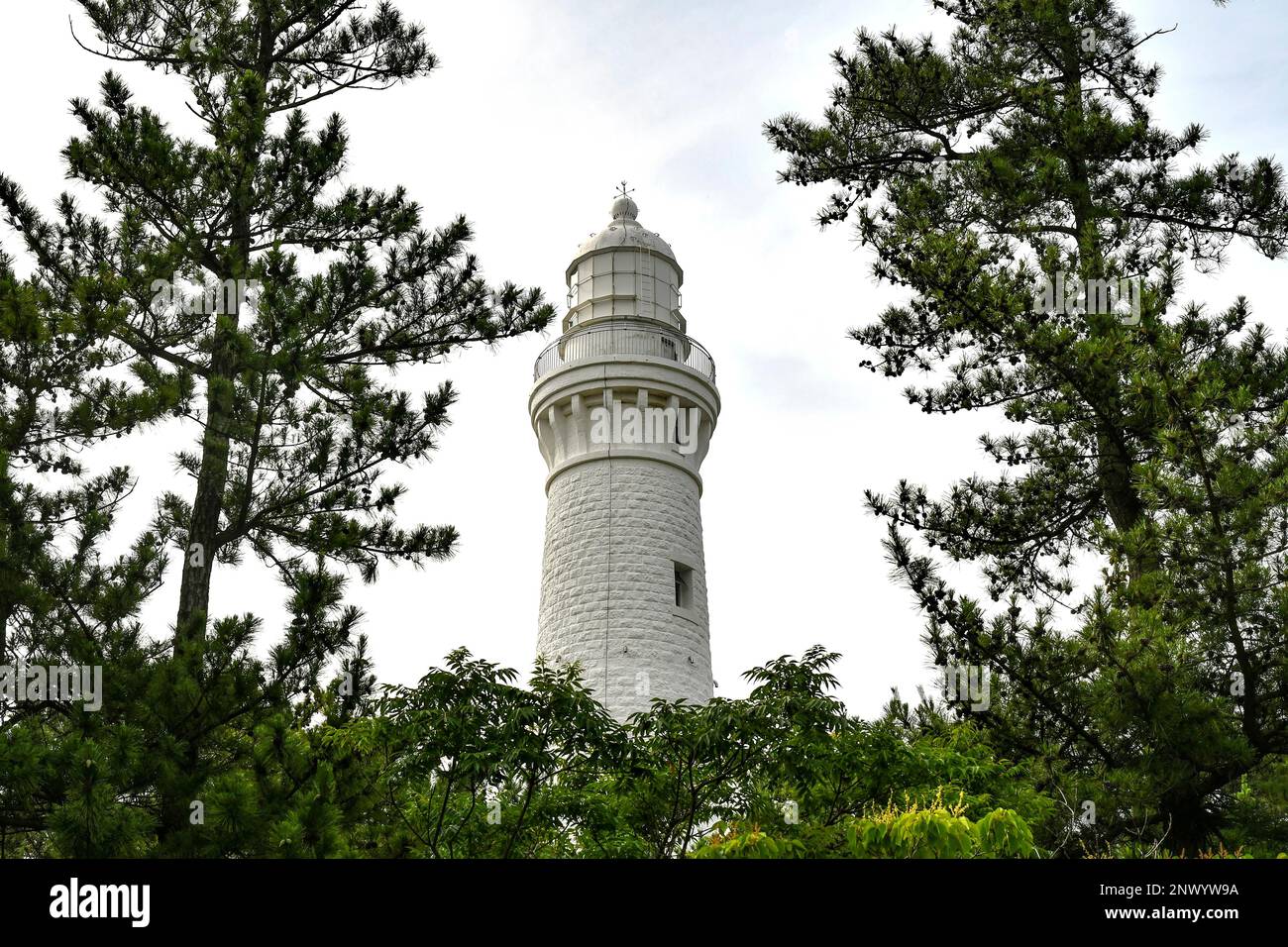 A photo taken on June 22, 2018 shows the Izumo-hinomisaki lighthouse in ...