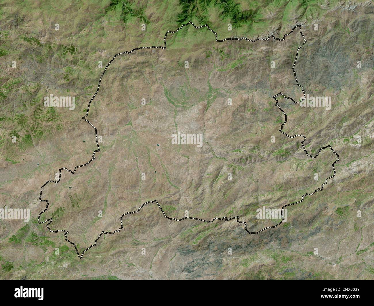 Bayburt, province of Turkiye. High resolution satellite map Stock Photo ...