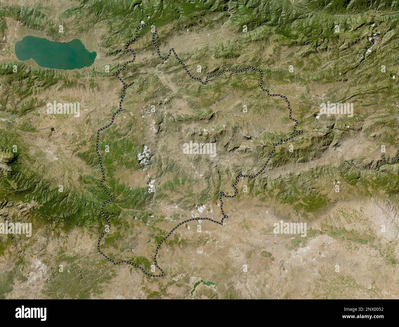 Bilecik, province of Turkiye. Low resolution satellite map Stock Photo ...