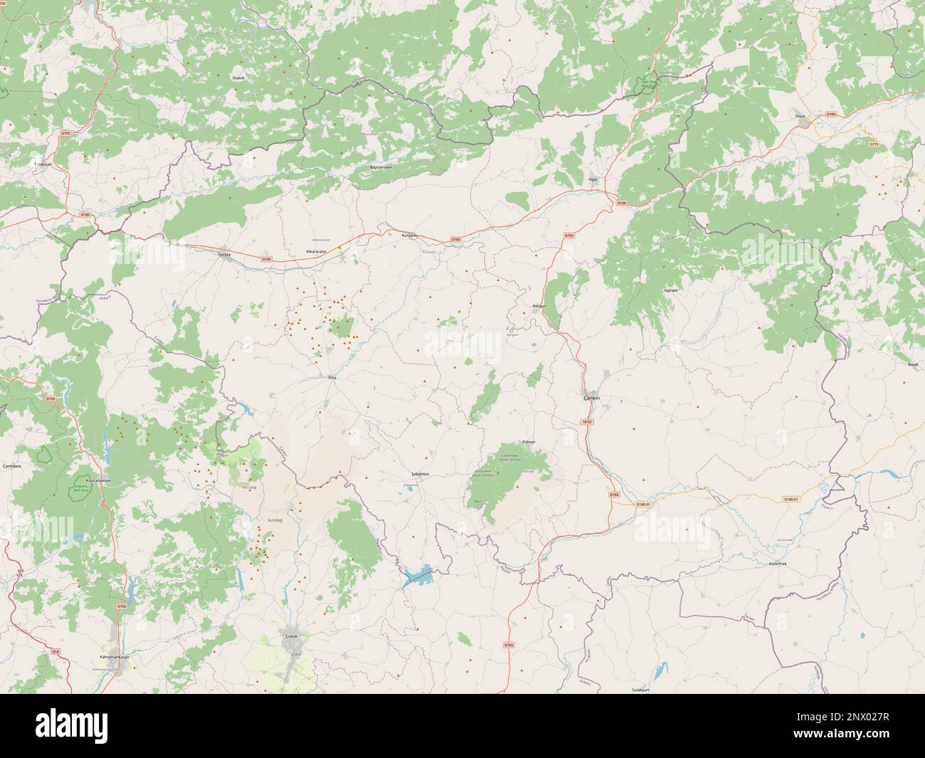 Map of cankiri hi-res stock photography and images - Alamy