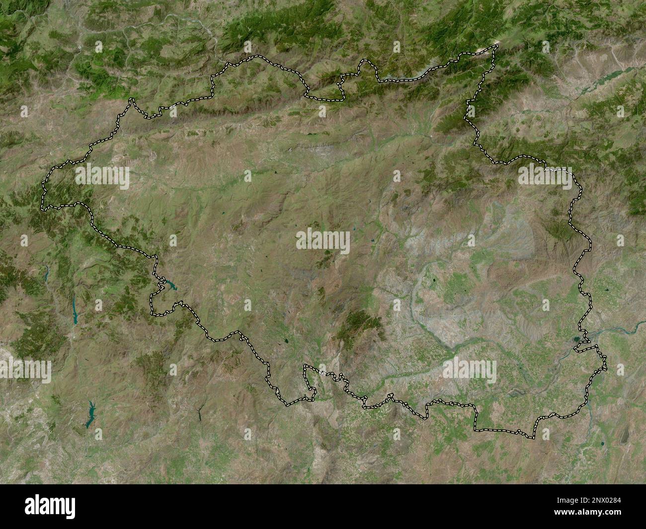 Cankiri, province of Turkiye. High resolution satellite map Stock Photo ...