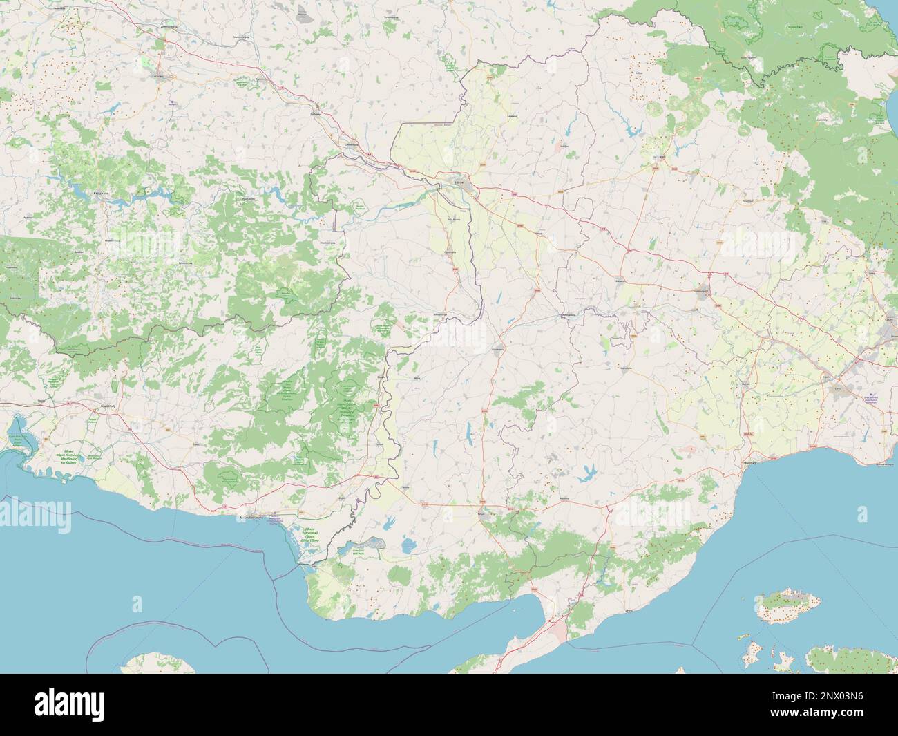 Map of edirne hi-res stock photography and images - Alamy