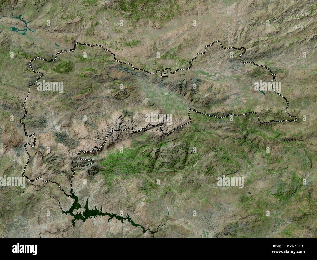 Erzincan, province of Turkiye. High resolution satellite map Stock ...