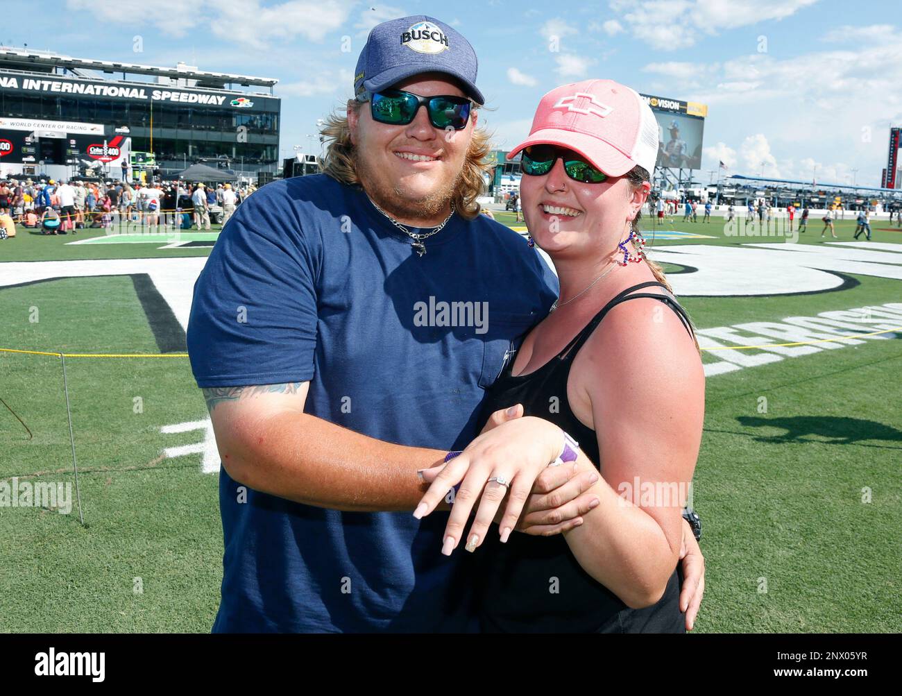 Dakota Fennell (left) and his fiancé Megan Donnely got engages on the ...