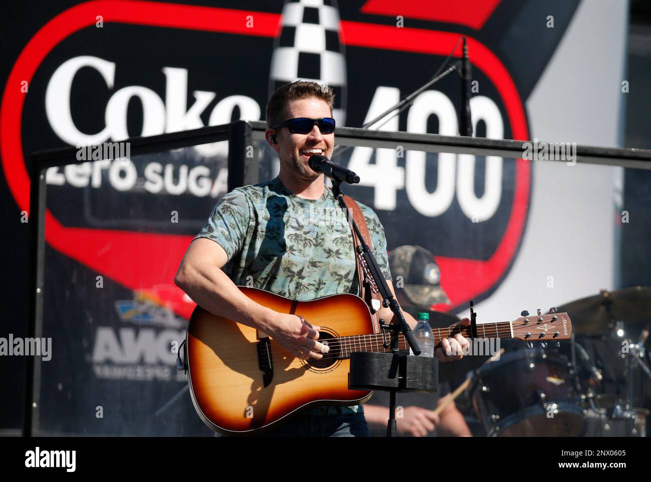 Josh Turner performed in a concert before the Coke Zero 400 NASCAR auto ...