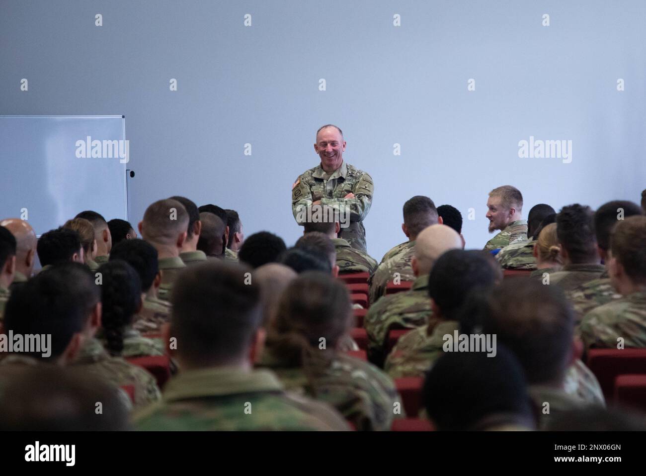 Command Sgt. Maj. Cliff Burgoyne, III Armored Corps command sergeant ...