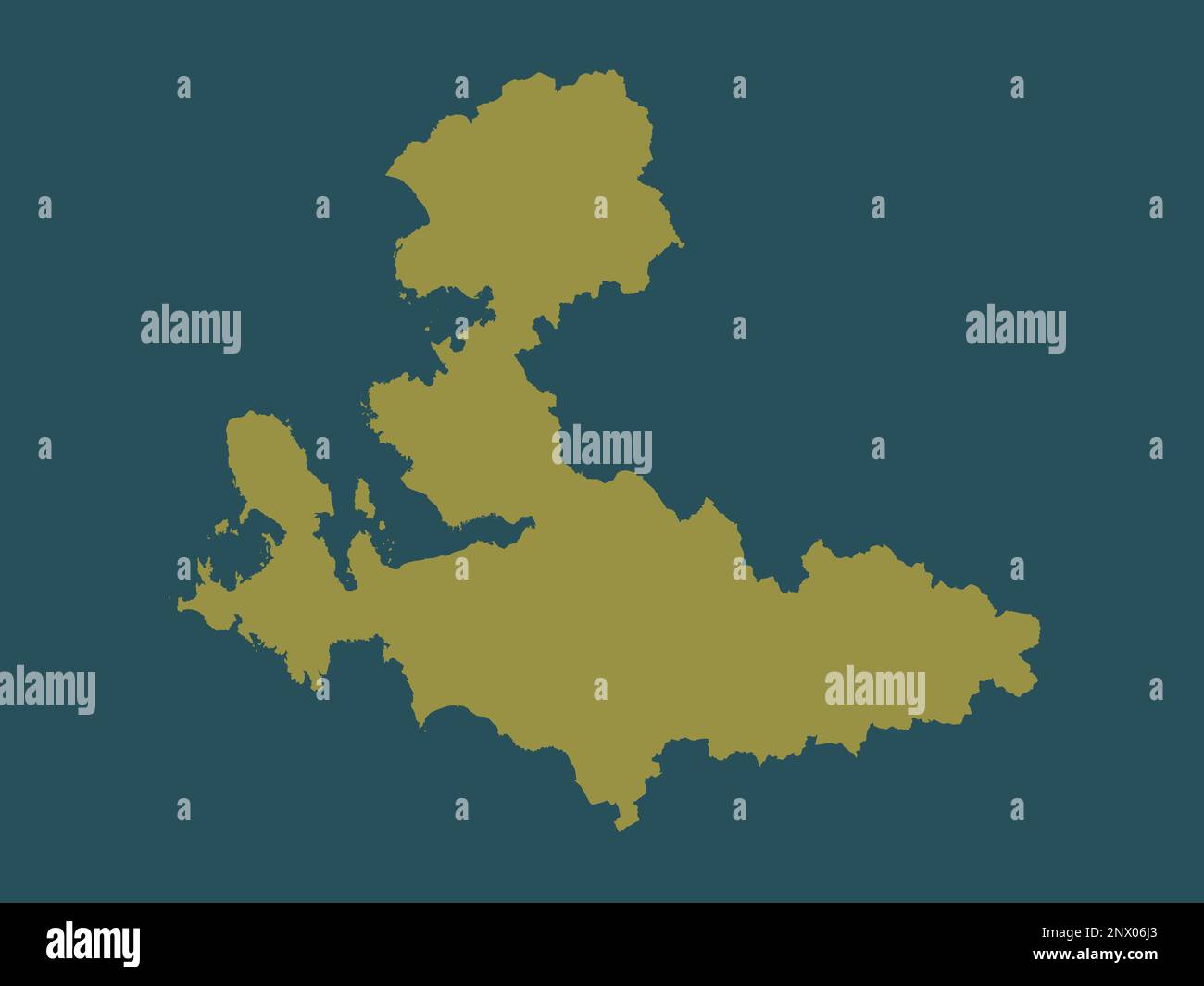 Province izmir administrative map hi-res stock photography and images ...
