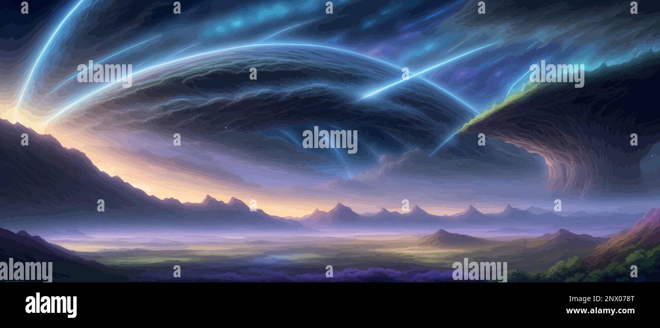 Giant skyline Stock Vector Images - Alamy