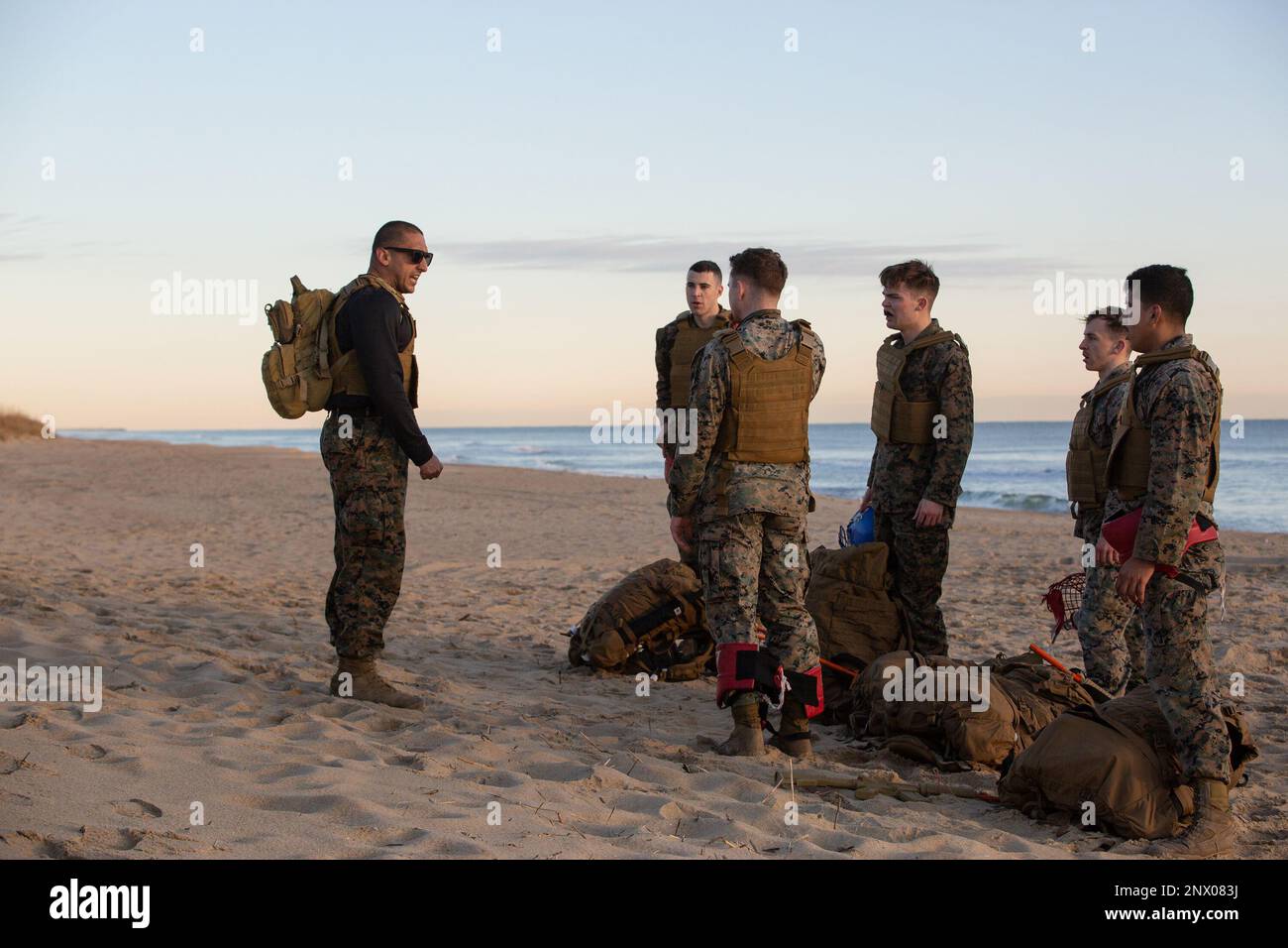 U.S. Marine Corps Staff Sgt. Alexey Rivera, a Marine Corps motor ...