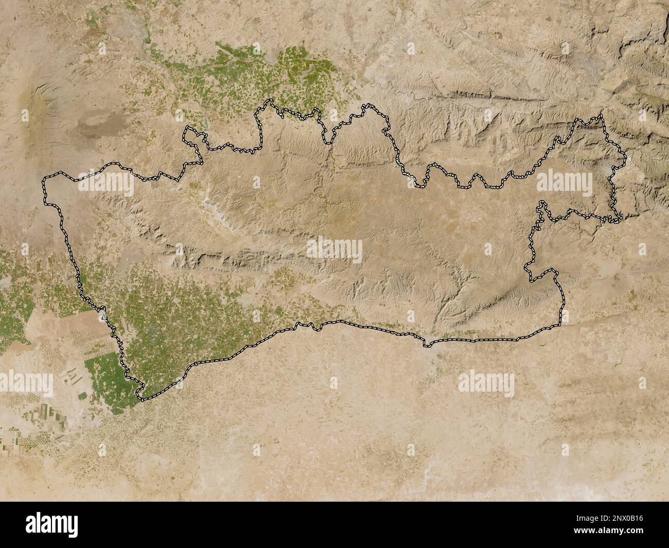 Mardin, province of Turkiye. Low resolution satellite map Stock Photo ...