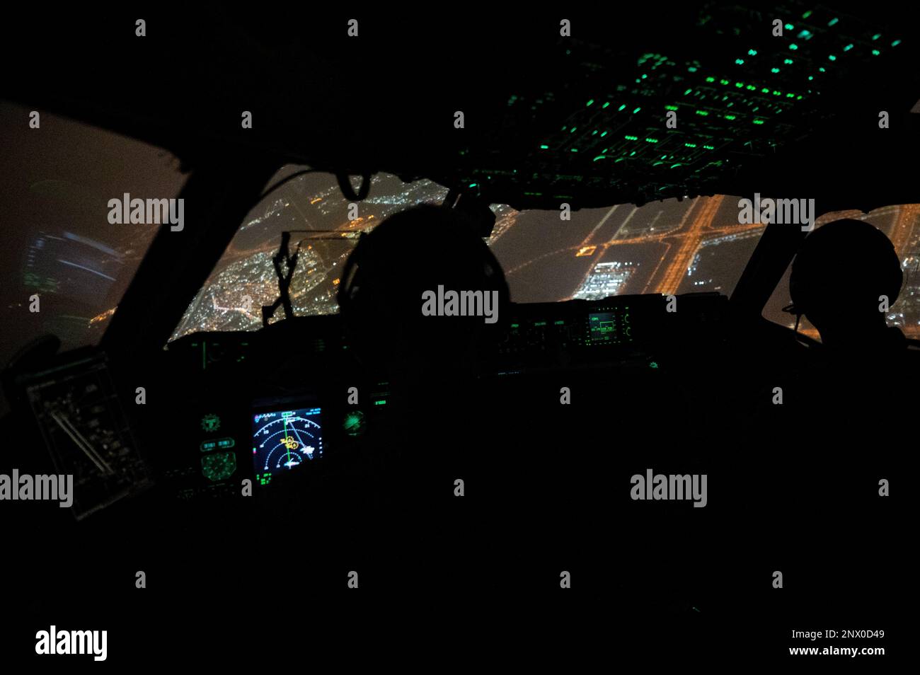 U.S. Air Force Capts. Dane Butler (left) and Ian Marlin (right), 8th ...