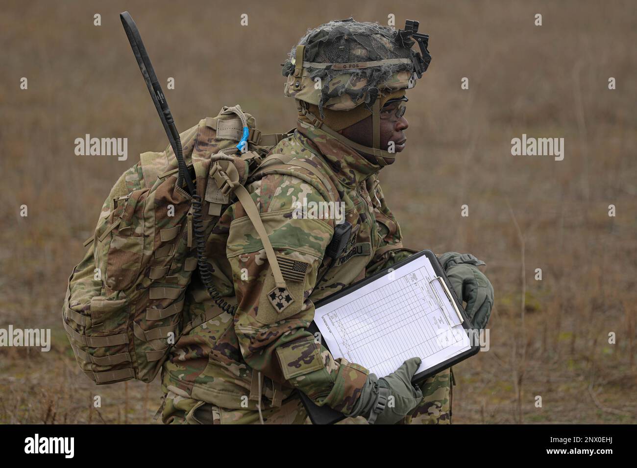 U.S. Army Soldier Sgt. 1st Class Nyenwe Nmegbu of A Company, 526th ...