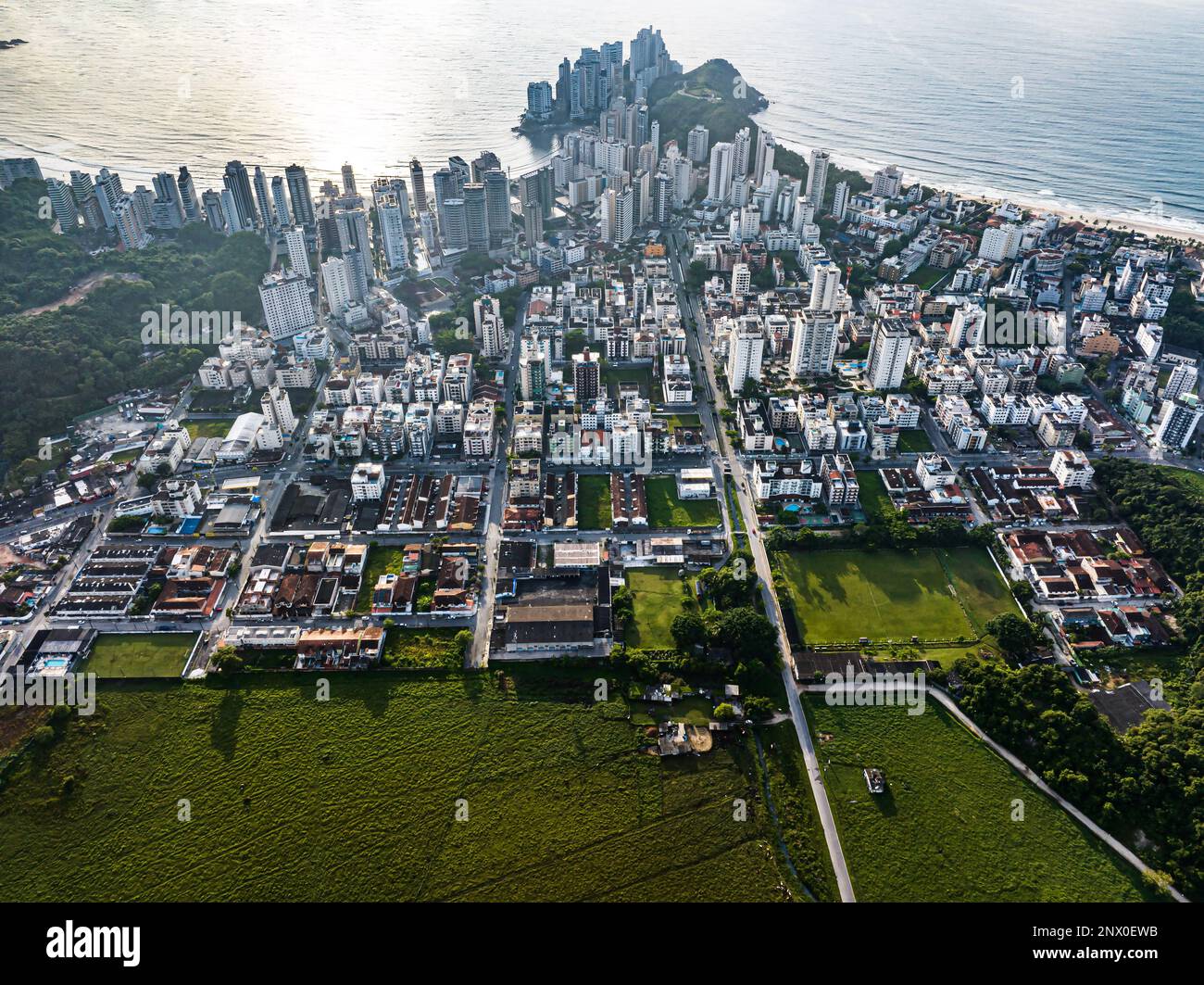 Beautiful beach in the city Stock Photo - Alamy
