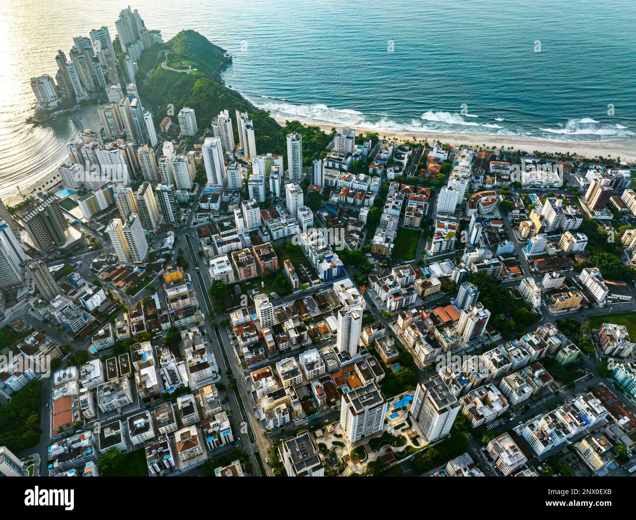 Beautiful beach in the city Stock Photo - Alamy