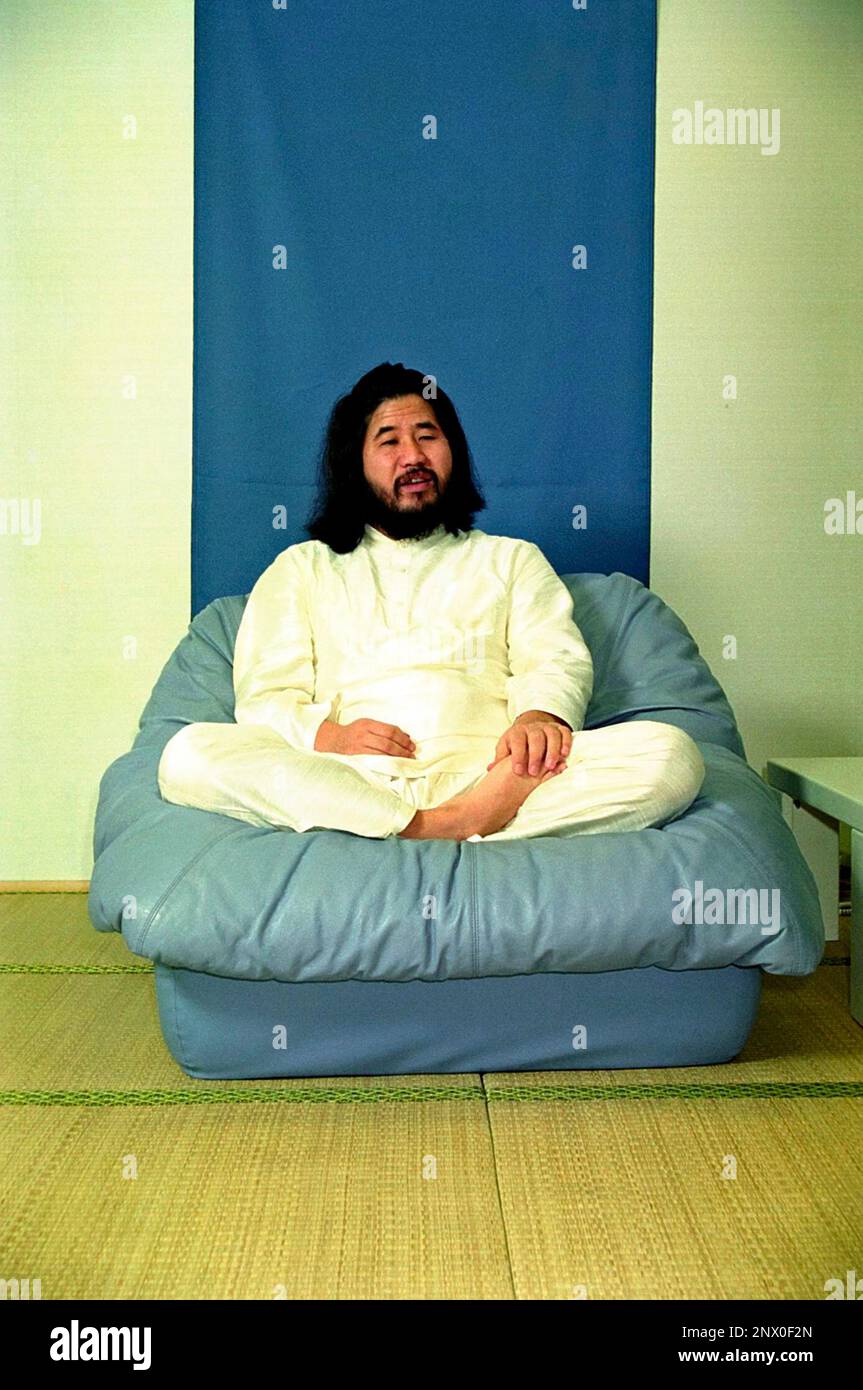 A picture taken on Dec.11, 1989 shows former Aum Supreme Truth cult ...