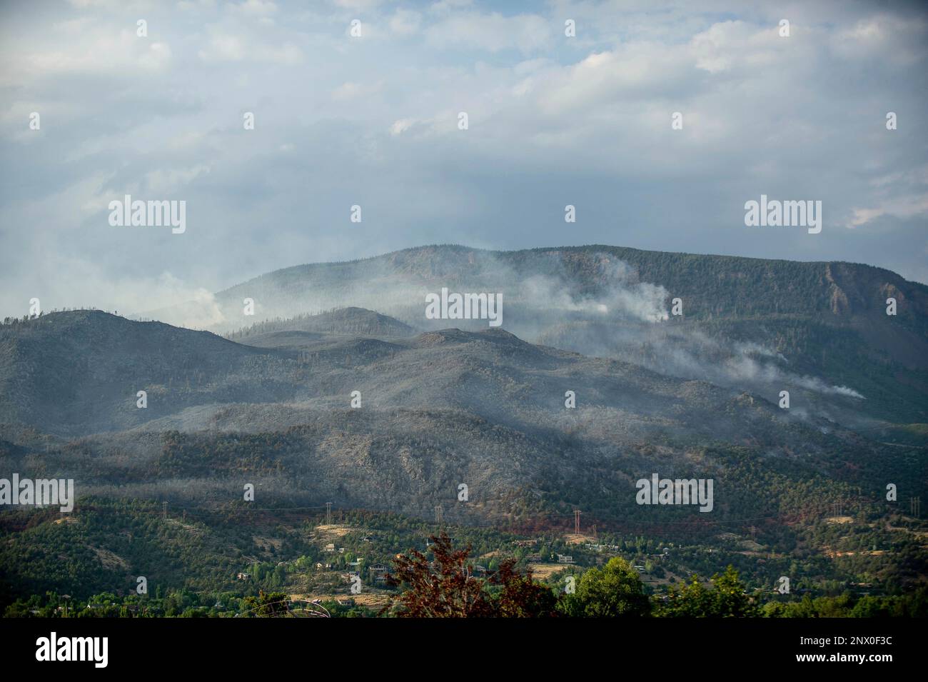Smoke from a wildfire rises from Basalt Mountain Thursday, July 5, 2018 ...
