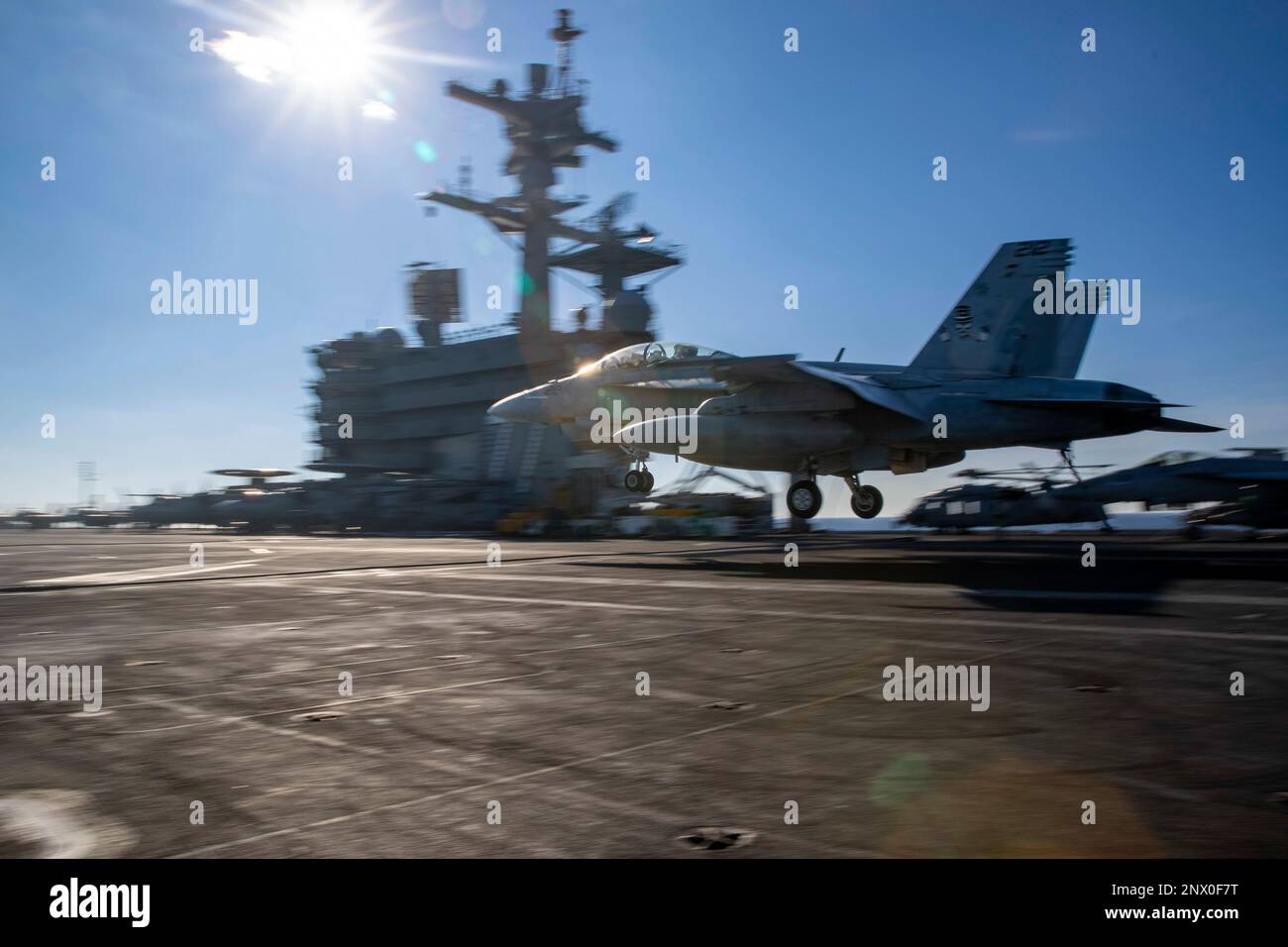 230115-N-UI066-2096 ADRIATIC SEA (Jan. 15, 2023) An F/A-18F Super ...