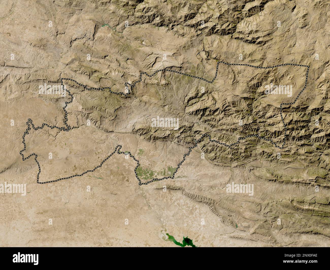 Srnak, province of Turkiye. Low resolution satellite map Stock Photo ...