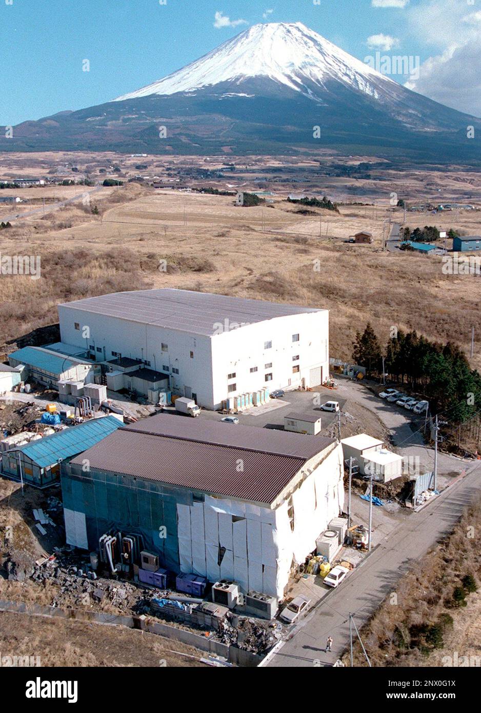 This February 1995, photo shows facilities of Aum Shinrikyo doomsday cult led by its guru Shoko ...