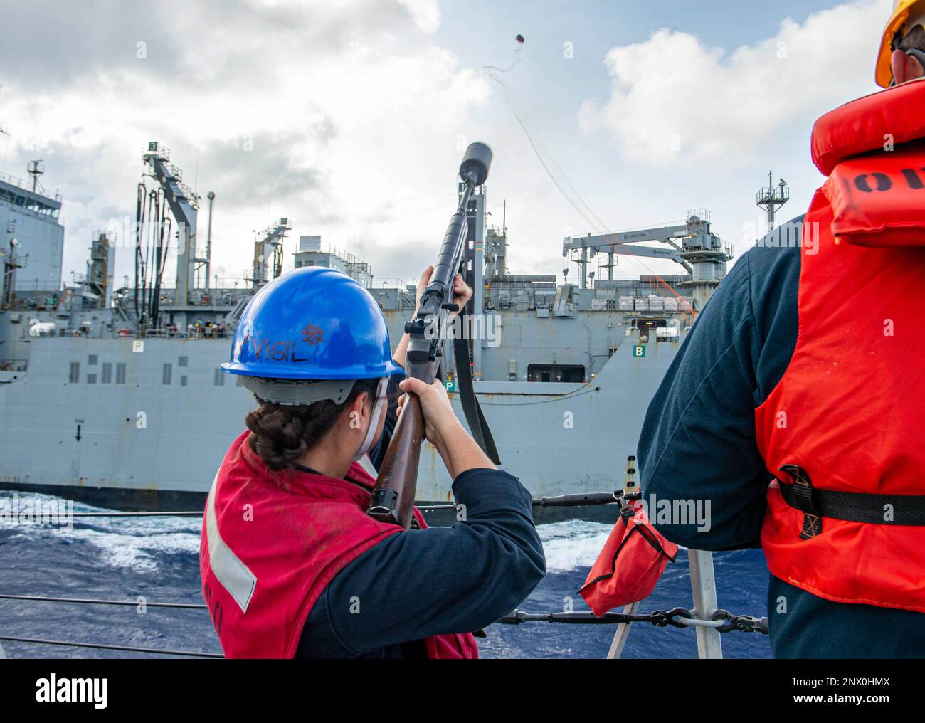 230126-N-NH267-1072 PACIFIC OCEAN (Jan. 26, 2023) U.S. Navy Gunner's ...