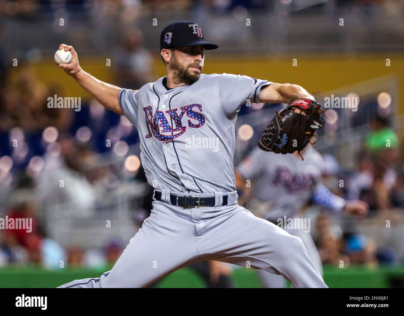 July 03, 2018: Tampa Bay Rays relief pitcher Austin Pruitt (50 ...