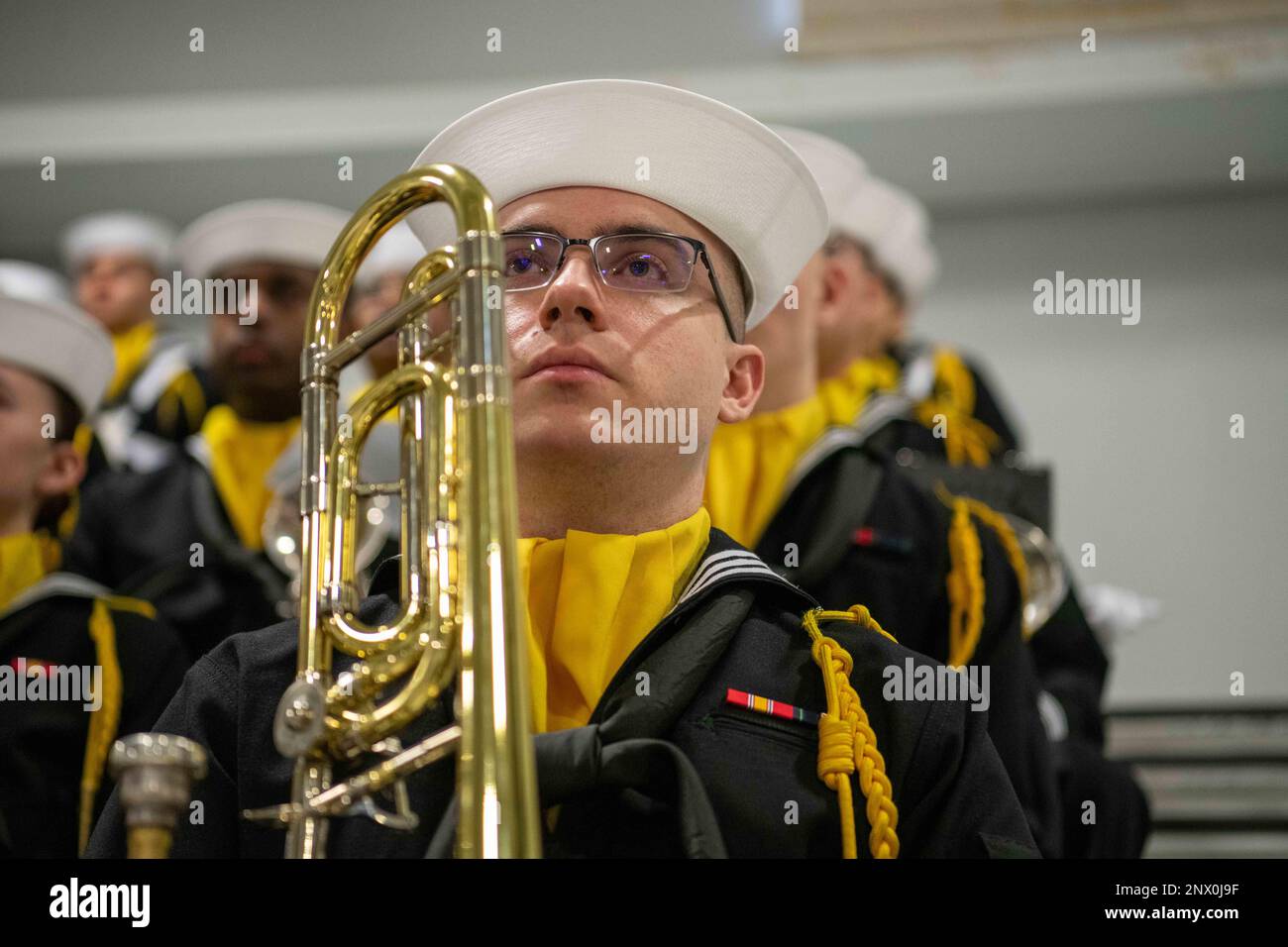 Sailors graduate boot camp during pass-in-review at U.S. Navy Recruit ...