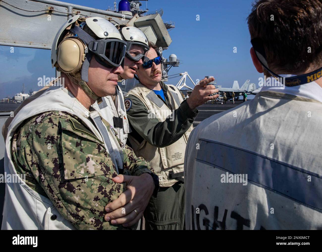 230126-N-MW880-1215 MEDITERRANEAN SEA (Jan. 26, 2023) Vice Adm. Brad Cooper, commander, U.S ...