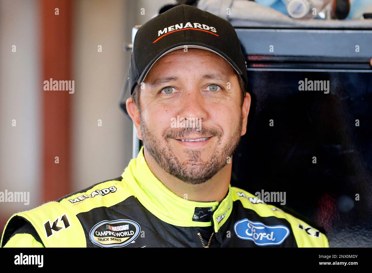 Matt Crafton, ThorSport Racing, Ford F-150 Menards during practice for ...