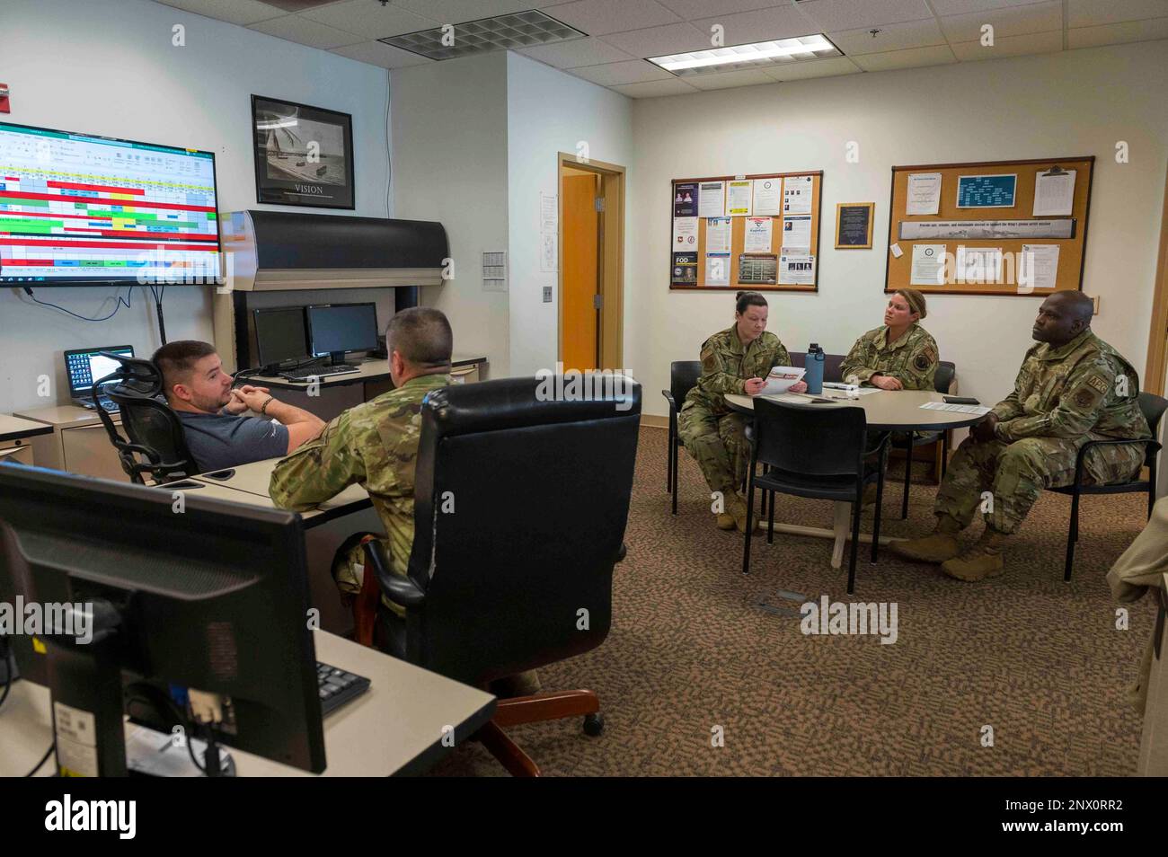 National Guard Bureau Production Assessment Team members, Senior Master ...