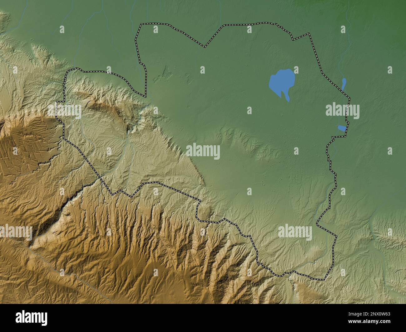 Sayan Mountains Map