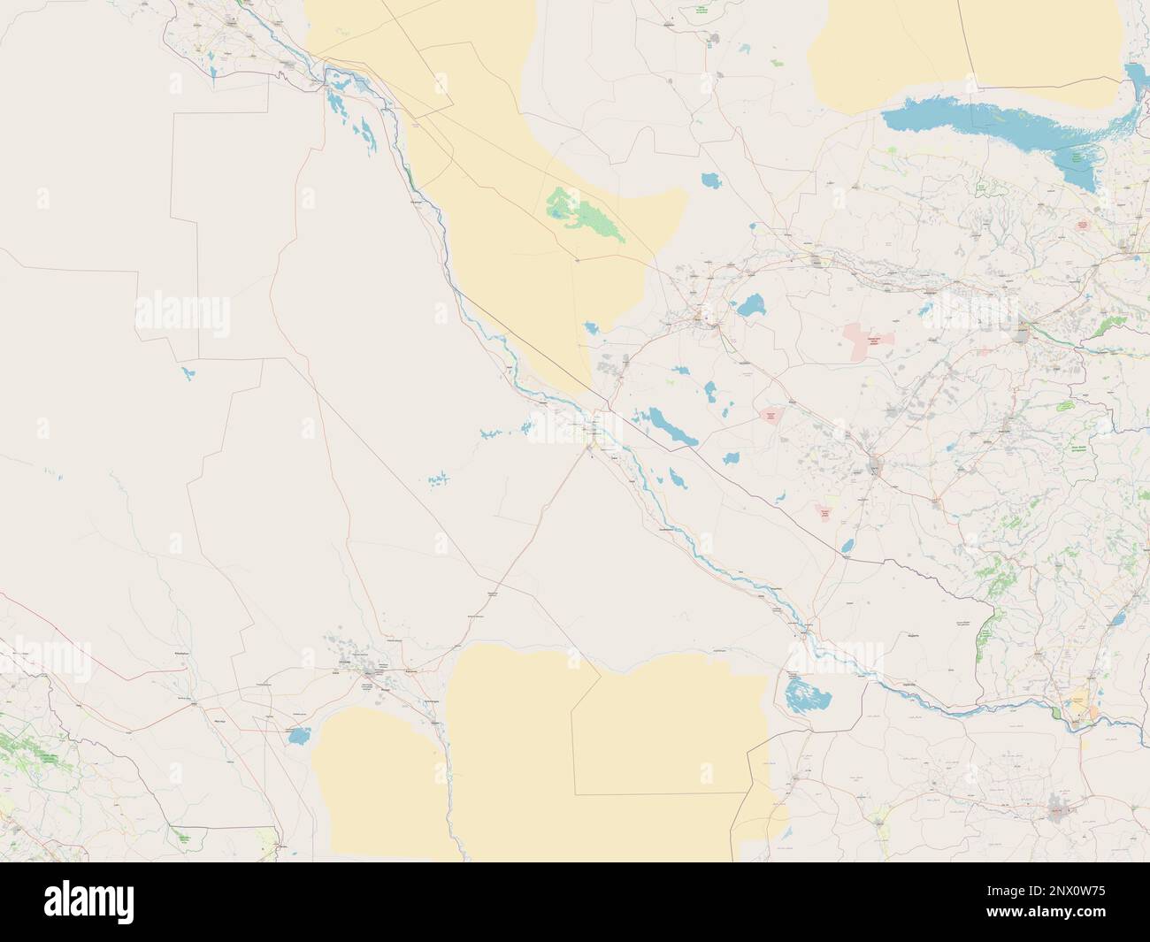 Chardzhou outline map hi-res stock photography and images - Alamy