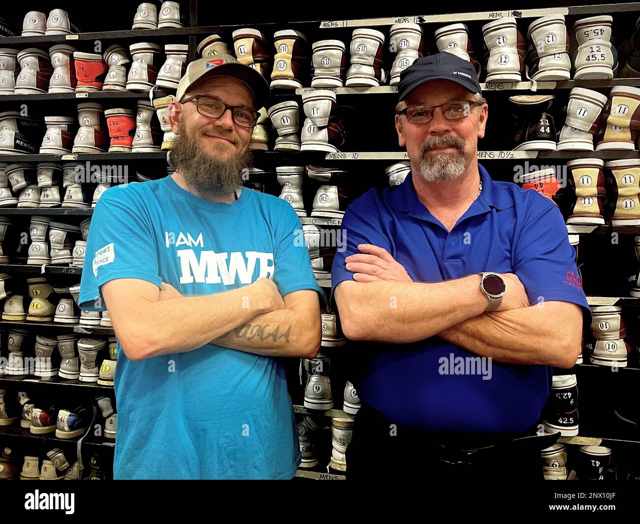 Marne Lanes Bowling Center recreation specialist, JR Barnard (left ...